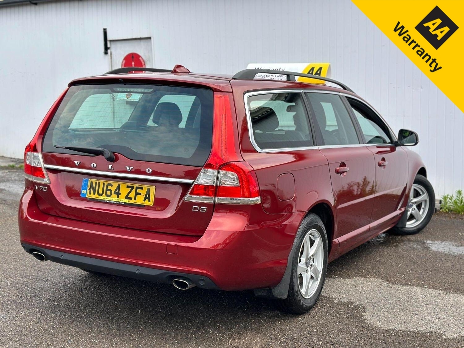 SOLD - Used VOLVO V70 2014 Red in Cardiff, South Wales | CAR-O-FAIR LTD